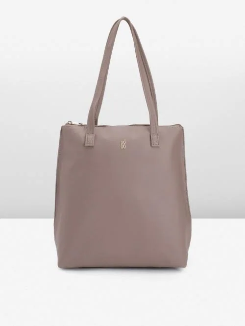 Buy Baggit Taupe Polyurethane (PU) Shoulder Bag For Women Online at ...