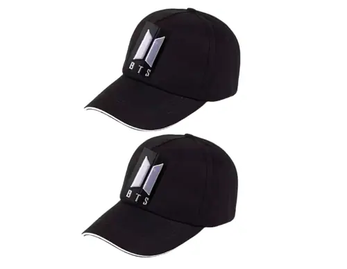 Buy Combo bts stylish Cap Pack of 2 Baseball Cotton Caps for Men and ...