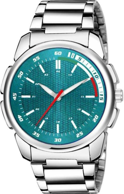 Buy Bolun Analog Green Dial Silver Strap Watch For Men Online at Best ...