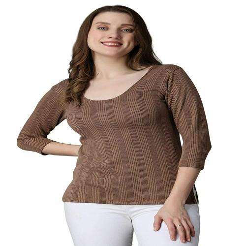 Buy Wearslim Thermal Warmer Vest for Women Ultra Soft 3/4 Sleeves Scoop ...