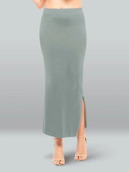 Buy Lyra Slimming Saree Shaper Petticoat with Hidden Drawstring & Side ...