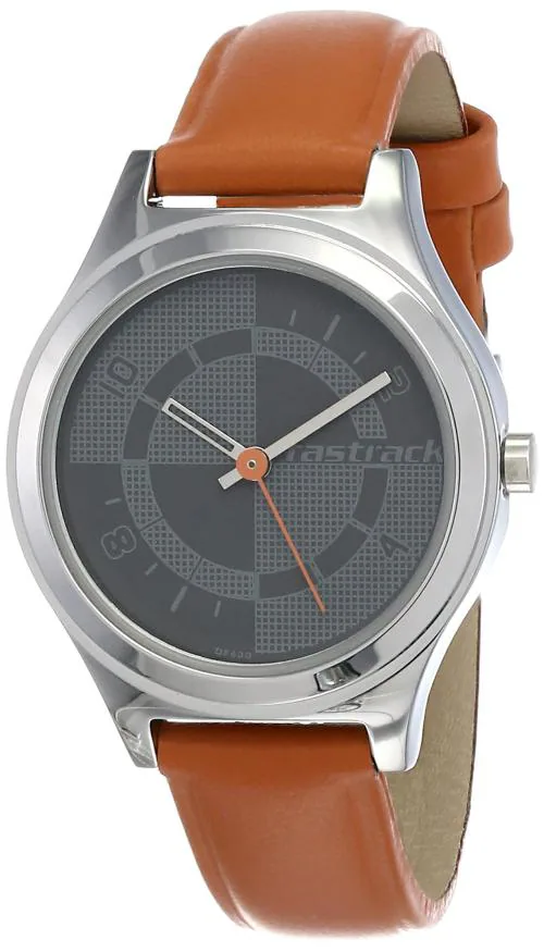 Buy Fastrack Analog Dial Grey Band Orange Watch-Np6152Sl02 For Womens ...