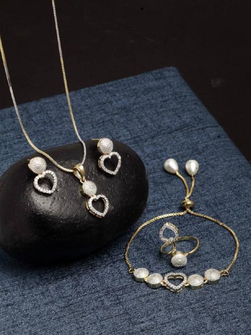 Buy TIYARA Beautiful necklace for woman and girl Jewellery Set Online ...