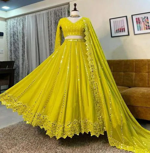 Buy MARUTI FASHION EMNRODERED ATTRACTIVE PARTY DRESS REGULAR FIT AND ...