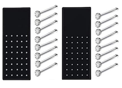 Buy VAMA Fashions Nose Stud Pin Rings for Pierced Nose Pins with ...