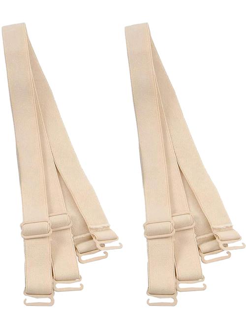 Buy StyFun Women Beige Solid Nylon Pack of 2 Straps Online at Best ...