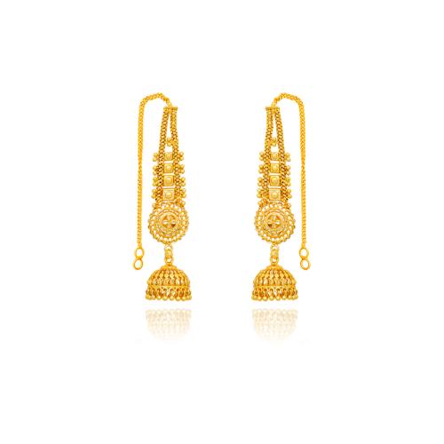 Buy arch fashion Traditional Gold Platted Kanchan Earring ERG1862 Incomplete Online at Best ...