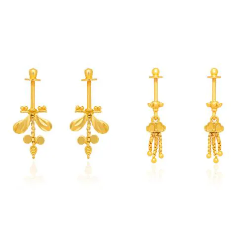 Buy arch fashion Traditional Gold Platted Bugadi Earring CMB1907,1911 Online at Best Prices in ...