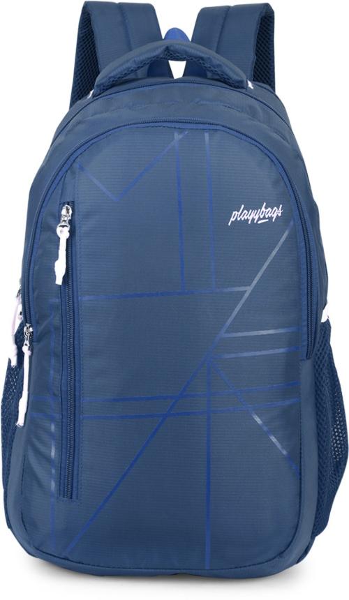 Buy playy bags Blue Polyster Laptop Backpack - 35 L Online at Best ...