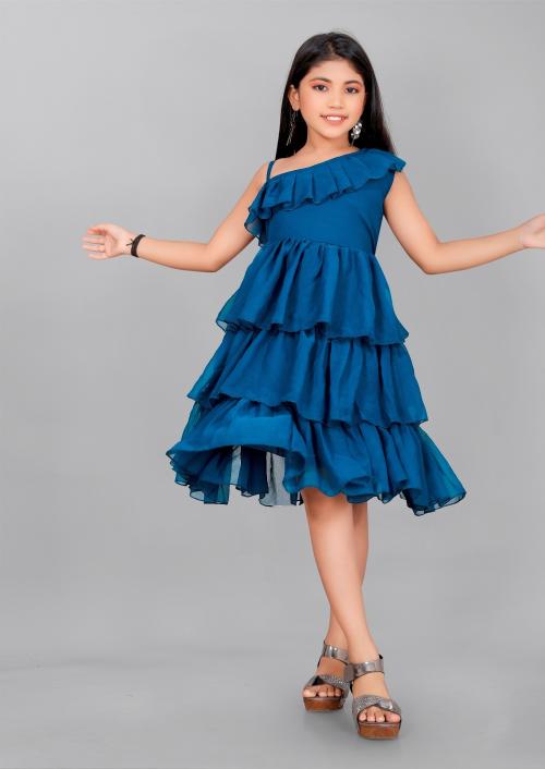 Buy JULEE Girls Georgette Fit & Flare Dress Online at Best Prices in ...