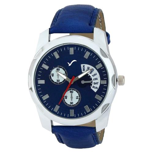 Buy WRIGHTRACK Analog Blue Dial Blue Strap For Men and Boys WT540 ...
