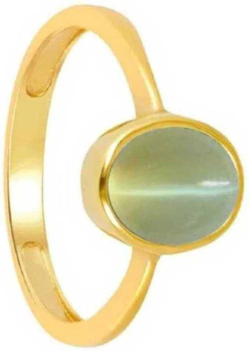 Buy Aurra Stores Cat's Eye Lehsunia Ashtadhatu Ring Certified Unheated and Untreated Online at ...