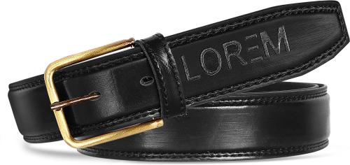 Buy Lorem Black Artificial Leather Belt For Men Online at Best Prices ...