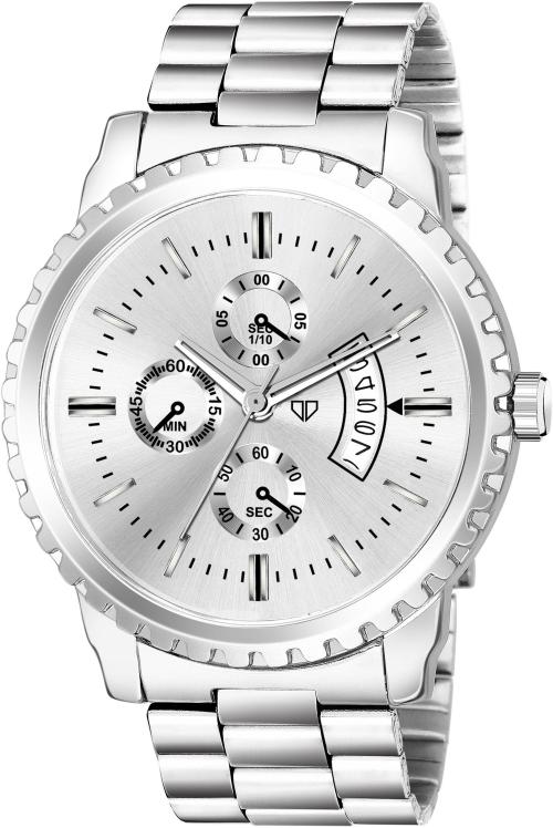 Buy Walrus Analog Silver Dial Silver Strap Watch For Men Online at Best ...