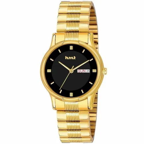 Buy Denzer Hills Mens Big Face Stainless Steel Analog Quartz Watches ...