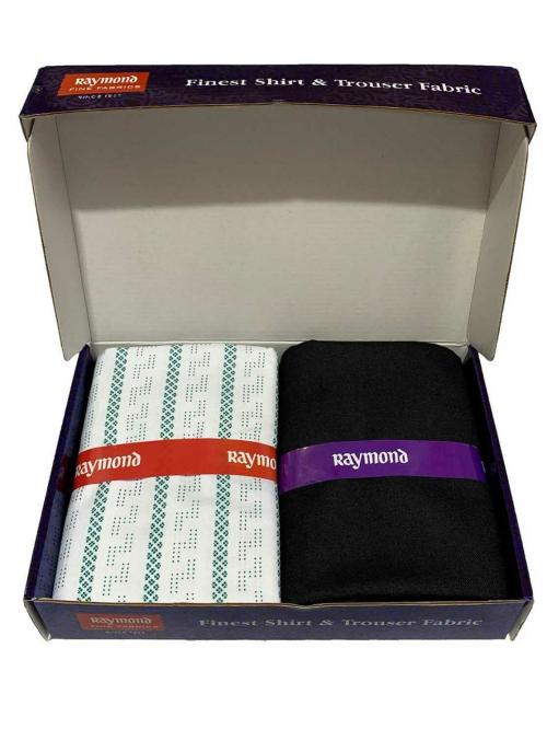 Buy Raymond Pc-Cotton Shirt & Trouser Fabric in Moments Box Packing ...