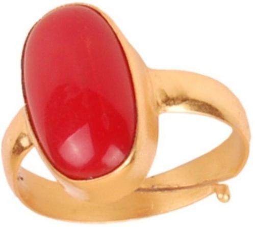 Buy Aurra Stores Moonga Gold plated ring Online at Best Prices in India ...