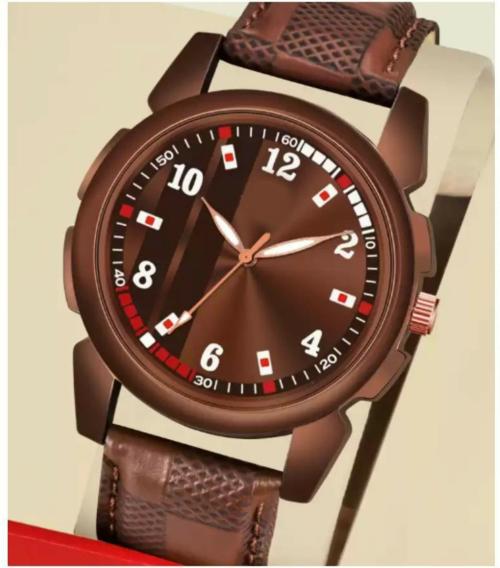 Buy Bolun Analog Brown Dial Brown Strap Watch For Men Online at Best ...