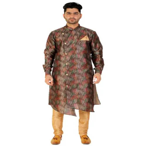 Buy Pro Ethic Style Developer Men's Kurta Pajama Silk Online at Best ...
