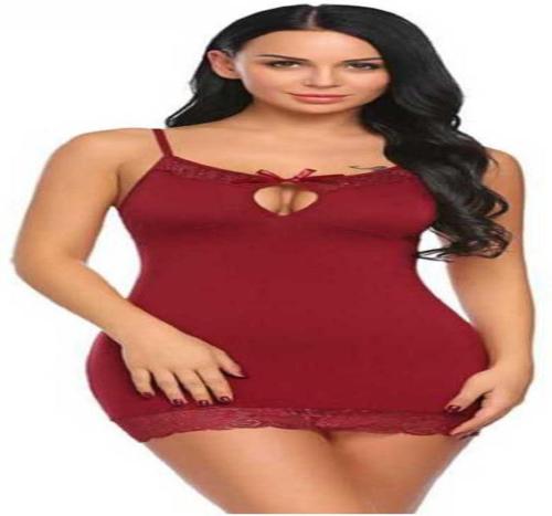 Buy ATTRACTIVE SISTER Baby Doll and Thong Set surprise for a special night - A98 Online at Best ...