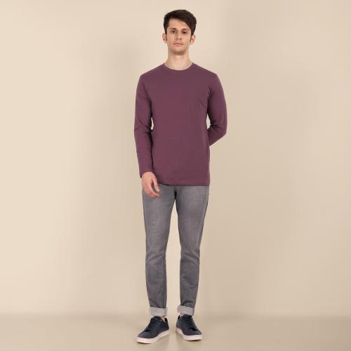 Buy Tom Hiddle Mens solid full sleeve Premium cotton Tshirts | Pack of ...