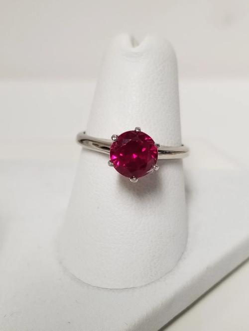 Buy Chopra Gems & Jewellery Brass Original Ruby Ring (Men and Women ...