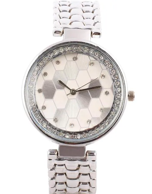 Buy Crispy Analog Silver Dial Silver Strap Watch For Women Online at ...