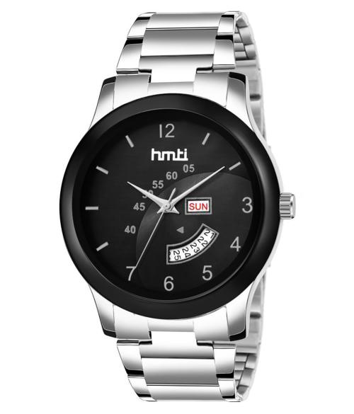 Buy Hmti Exclusive Black and Silver Dial Men's Analog Wrist Watch ...