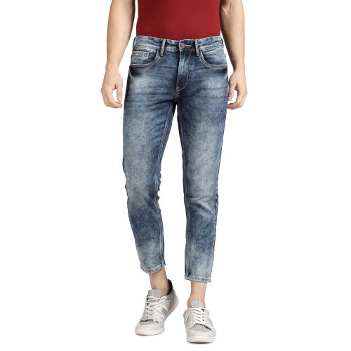 Buy Llak Jeans Men Slim Tapered Fit Mid-Rise Stretchable Online at Best ...