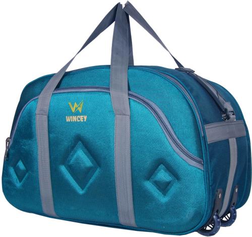 Buy Wincey Wb999 Multicolor Polyester Duffle Bag With Wheels Strolley ...