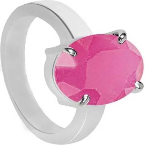 Buy Chopra Gems & Jewellery Silver Plated Brass Panchdhatu Ruby Manik ...