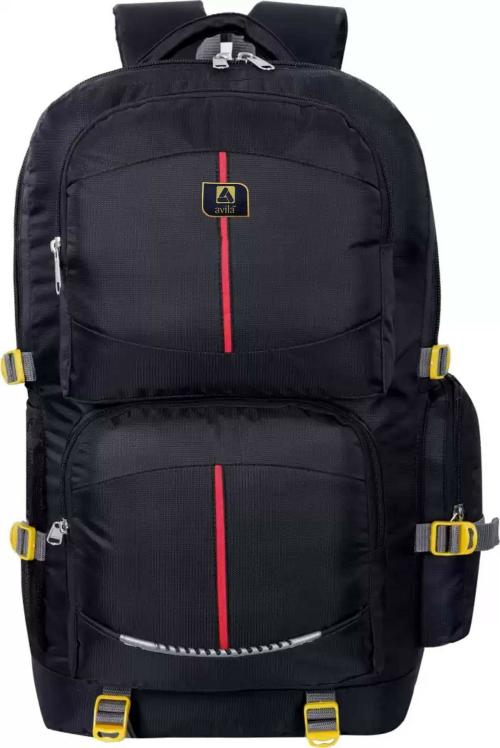 Buy Avila Black Polyester Rucksack 65L Online at Best Prices in India ...
