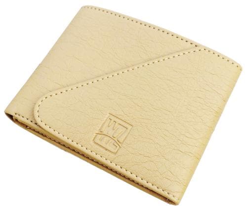 Buy WENZEST Men Casual Beige Artificial Leather Wallet - Mini (7 Card ...