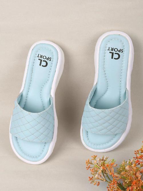 Buy CL Sports Sky Blue Slides for Women Online at Best Prices in India ...