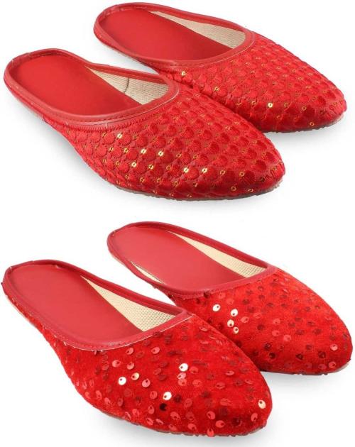 Buy PeachPuff Women Red Flats Online at Best Prices in India - JioMart.