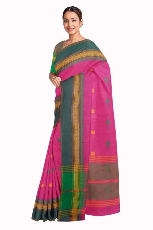 Buy KSR HANDLOOMS KONASEEMA BUTA SAREE Online at Best Prices in India ...