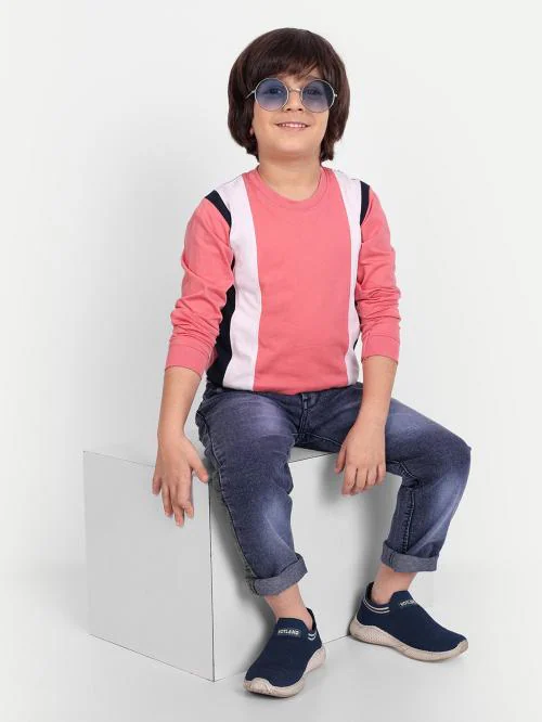 Buy Kcoy Boys Light Blue Denim Slim Light Jeans (5-6 Years) Online at ...