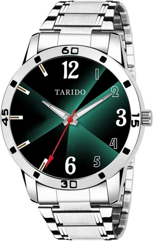 Buy Tarido Analog Blue Dial Brown Strap Watch For Boys And Girls Online ...