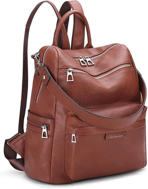 Buy Amboise PU Leather Stylish and Trending Backpack for College Office ...