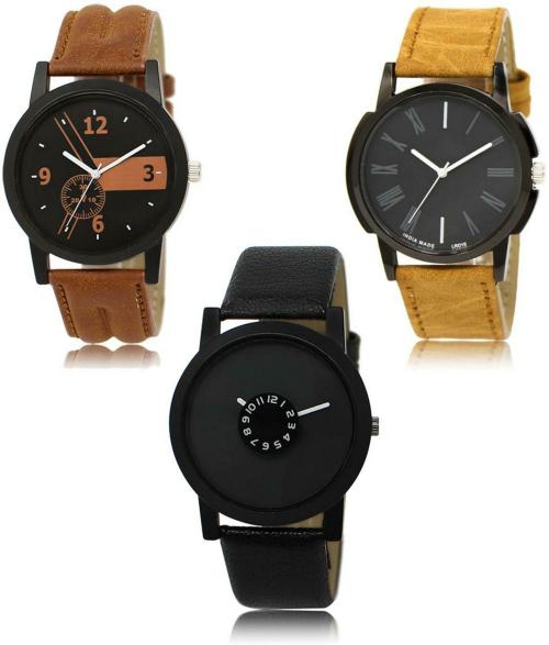 Buy RED ROBIN Black Dial Multicolor Strap Ana digi Watch For Men - (LR ...