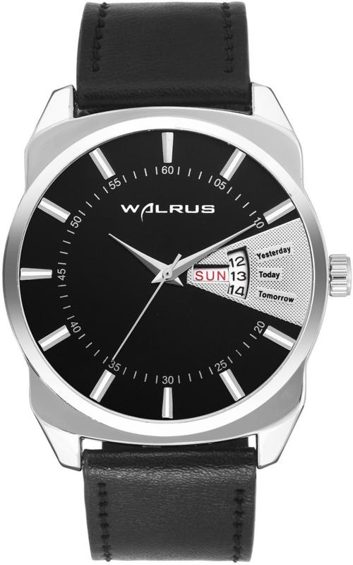 Buy Walrus Analog Black Dial Black Strap Watch For Men Online at Best ...