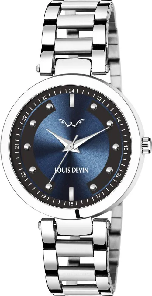 Buy Louis Devin Analog Blue Watch For Women (Ld-Zl131-Blue) Online at ...