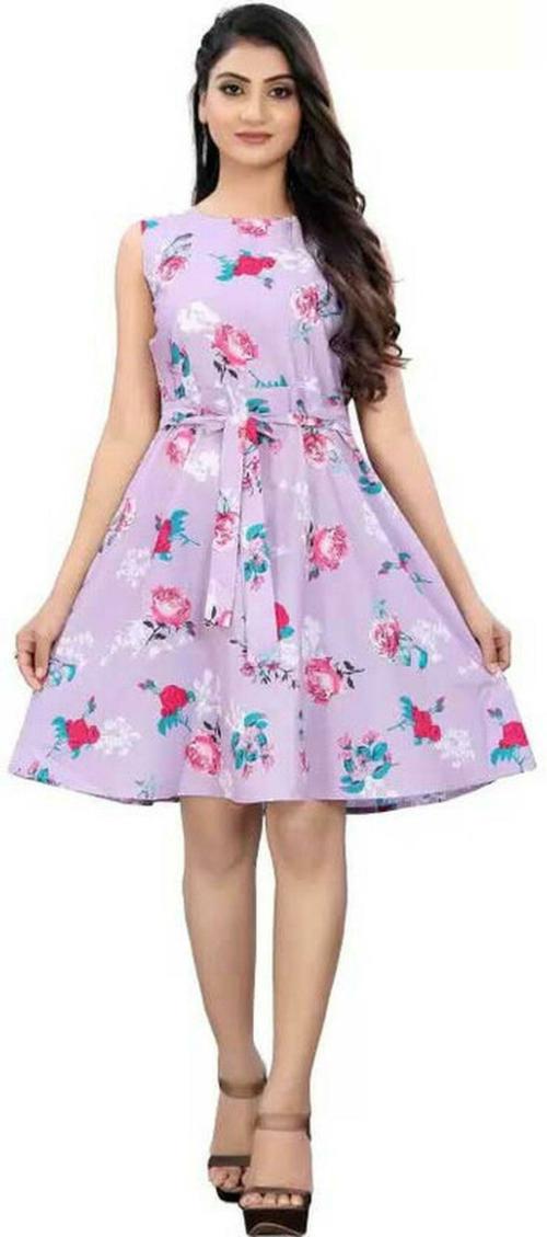 Buy SHREE INFINITY EXPORT Multicolor Crepe Dress Online at Best Prices in India - JioMart.