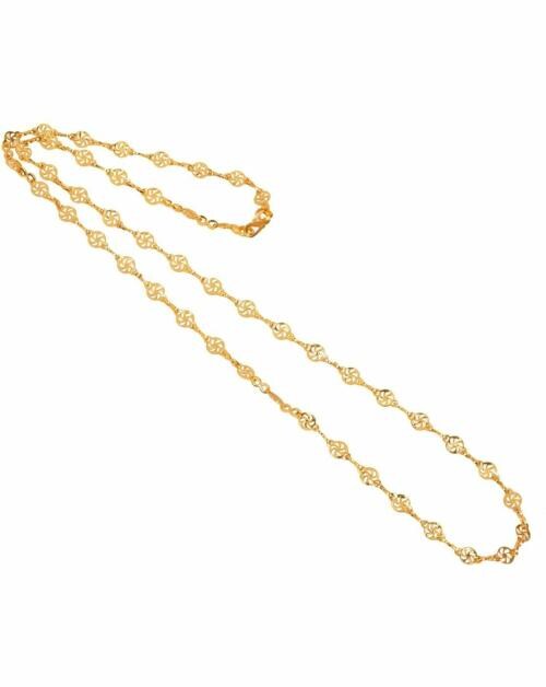 Buy VITA BELLA Gold Plated Brass Chain Set (Unisex) (Pack of 4) Online ...