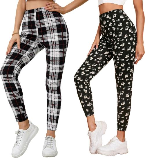 Buy ALISBA Women Multicolor Solid Lycra Blend High Rise Jeggings (L ...