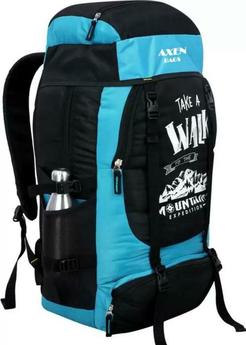 Buy Axen Teal Blue Polyester Laptop Backpack 60 L Online at Best Prices ...