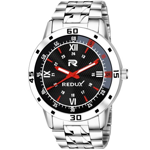 Buy Redux RWS0394S Black Dial Stainless Steel Analog Men's Watch Online ...