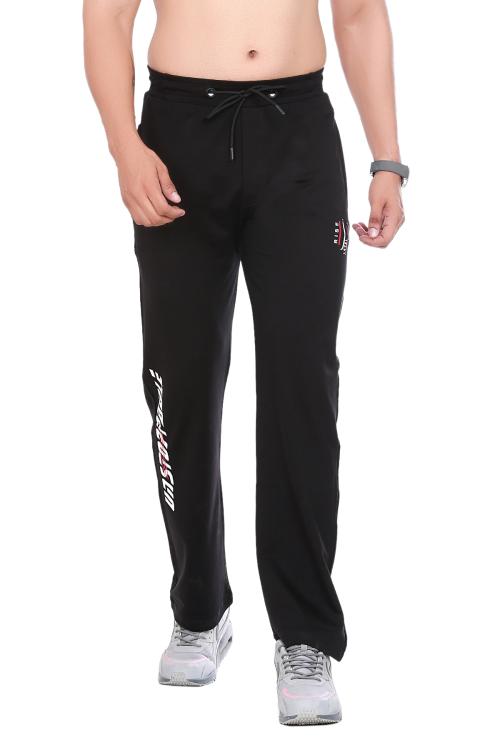 Buy RISEUP Men's Regular Fit Track pants ,BLACK,XL Online at Best ...