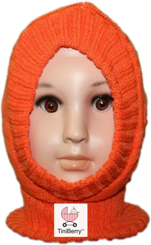 Buy MM IMPEX Boys and Girls Orange Wool Blend Monkey Cap 9-12MONTHS Online at Best Prices in ...