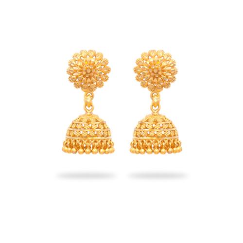 Buy arch fashoin Traditional Gold Platted Jumkhi Earring ERG1807 Online at Best Prices in India ...